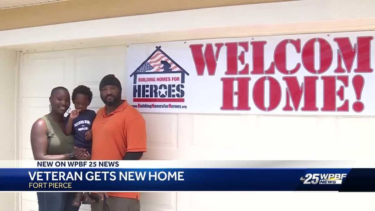 Veteran gets new home