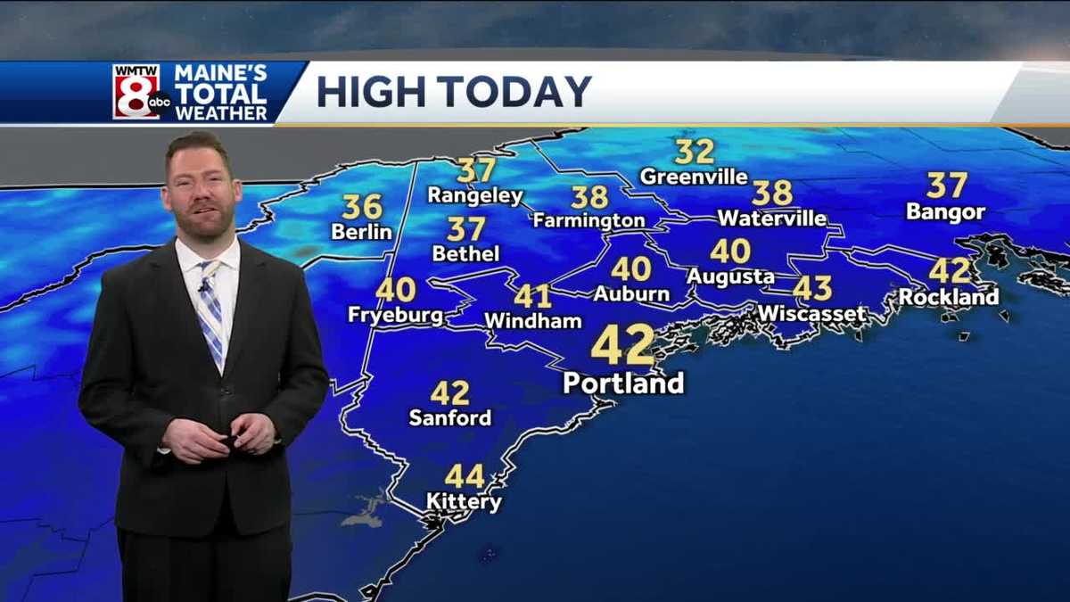 Sunny and chilly Friday afternoon