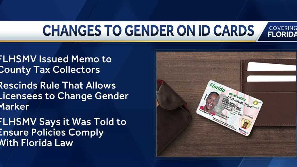 Florida removes requirement for new ID card if someone changes gender