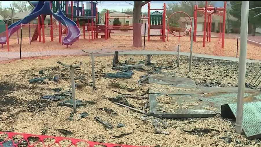 Investigators: Rio Rancho park fire is suspicious