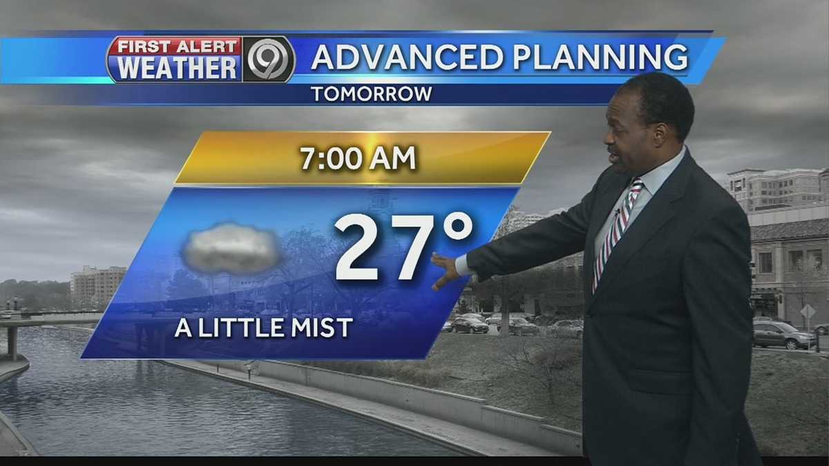 Tuesday will start off cold, windy