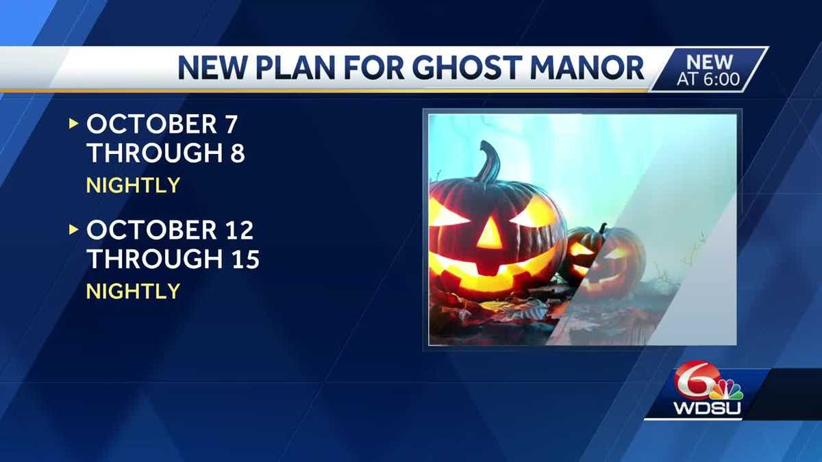 New plans for ghost manor display in New Orleans