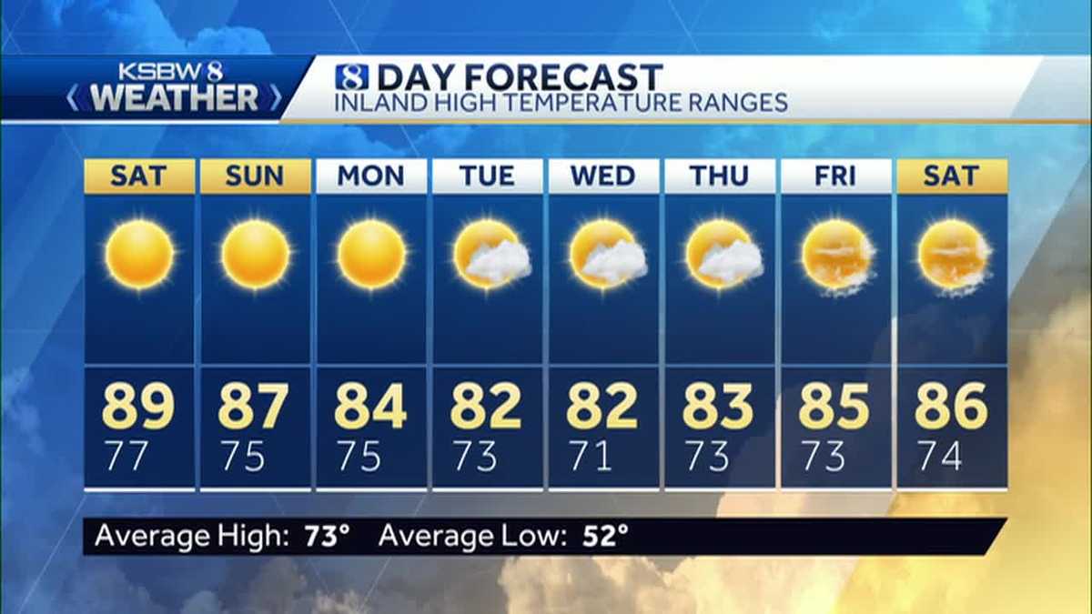 Sunny, warm weekend ahead