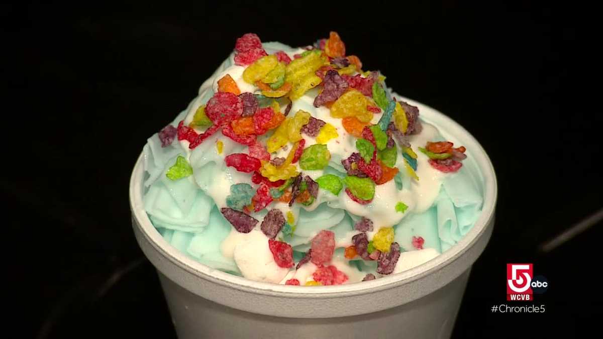 Snowdaes in Lowell, Massachuetts is serving up shaved snow