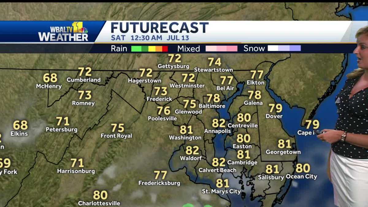 Hot, humid Friday afternoon