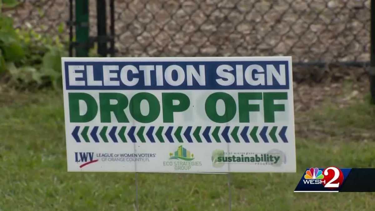 What you should do with old campaign signs