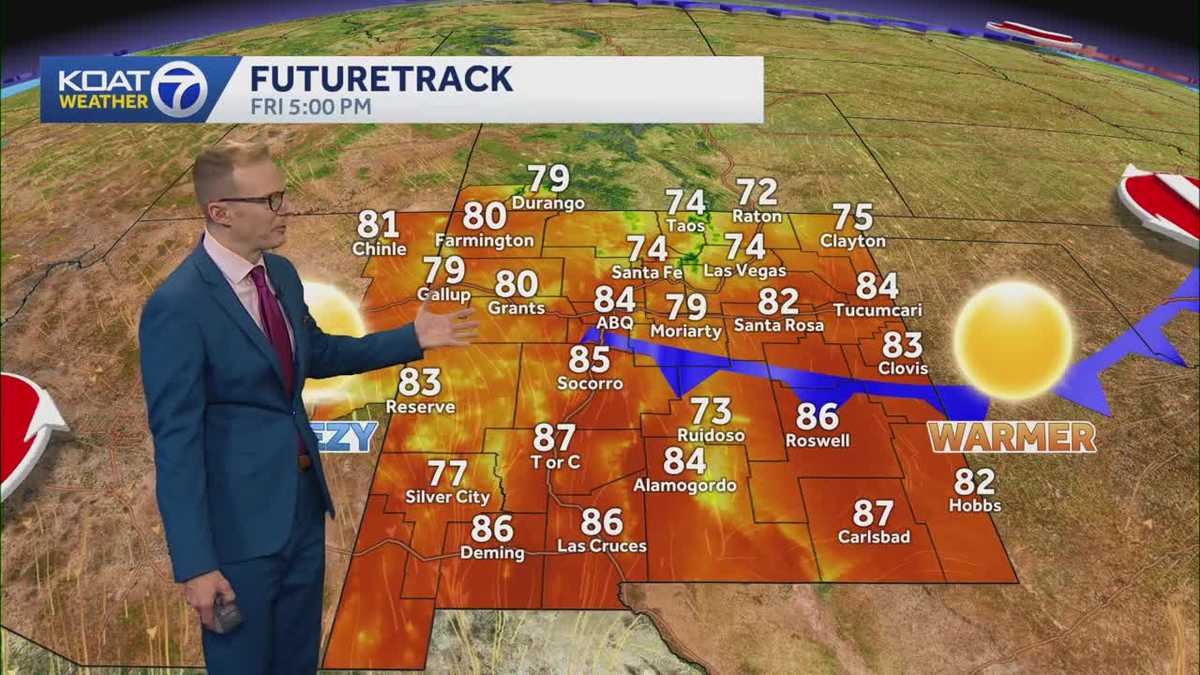 Big warm up on the way for New Mexico
