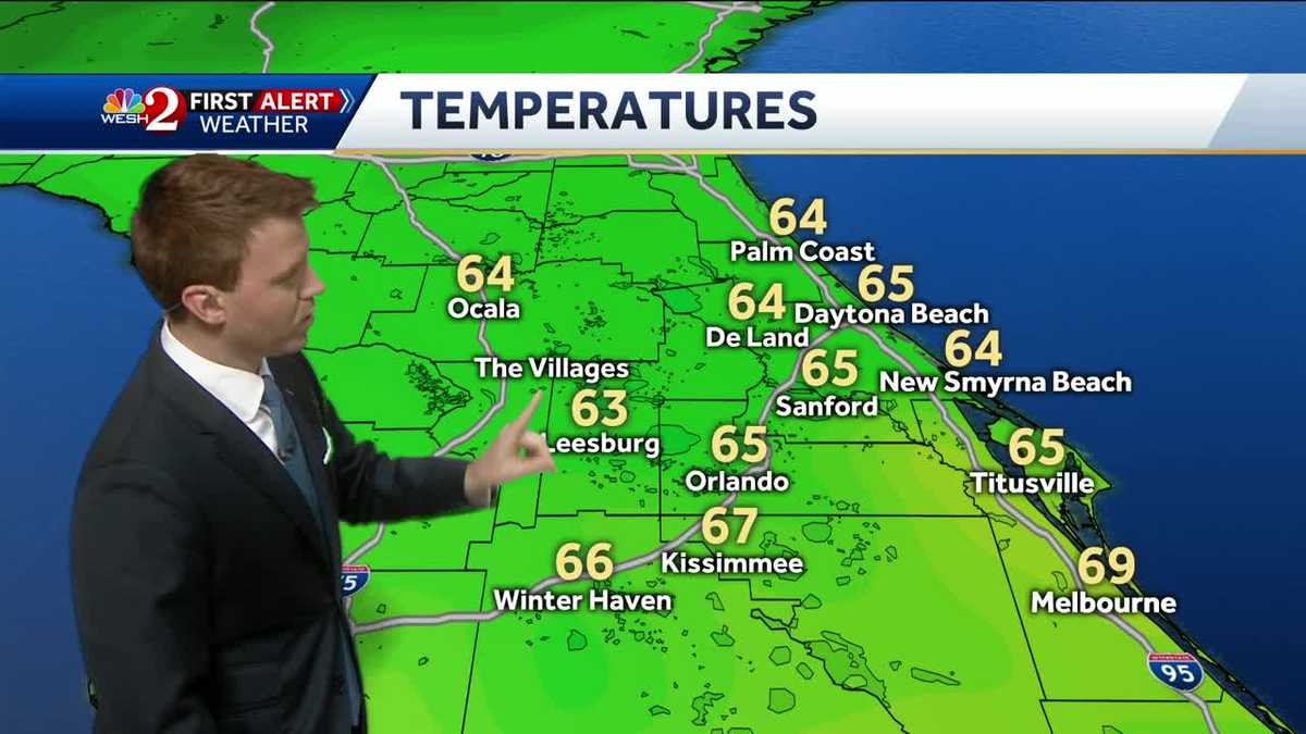 Cool weather incoming for Sunday