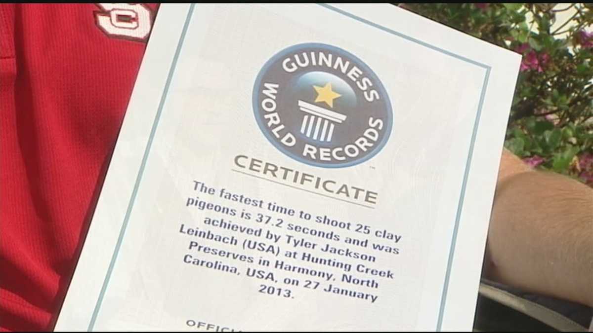 Local man sets Clay Target Guinness World Record