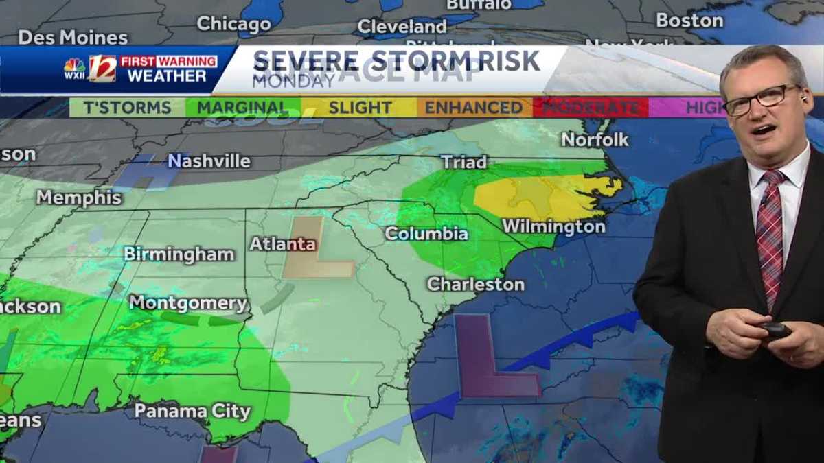 WATCH: Occasional rain, isolated severe storms