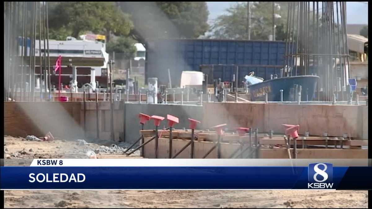 Crews pour foundation at new Hartnell Education Center