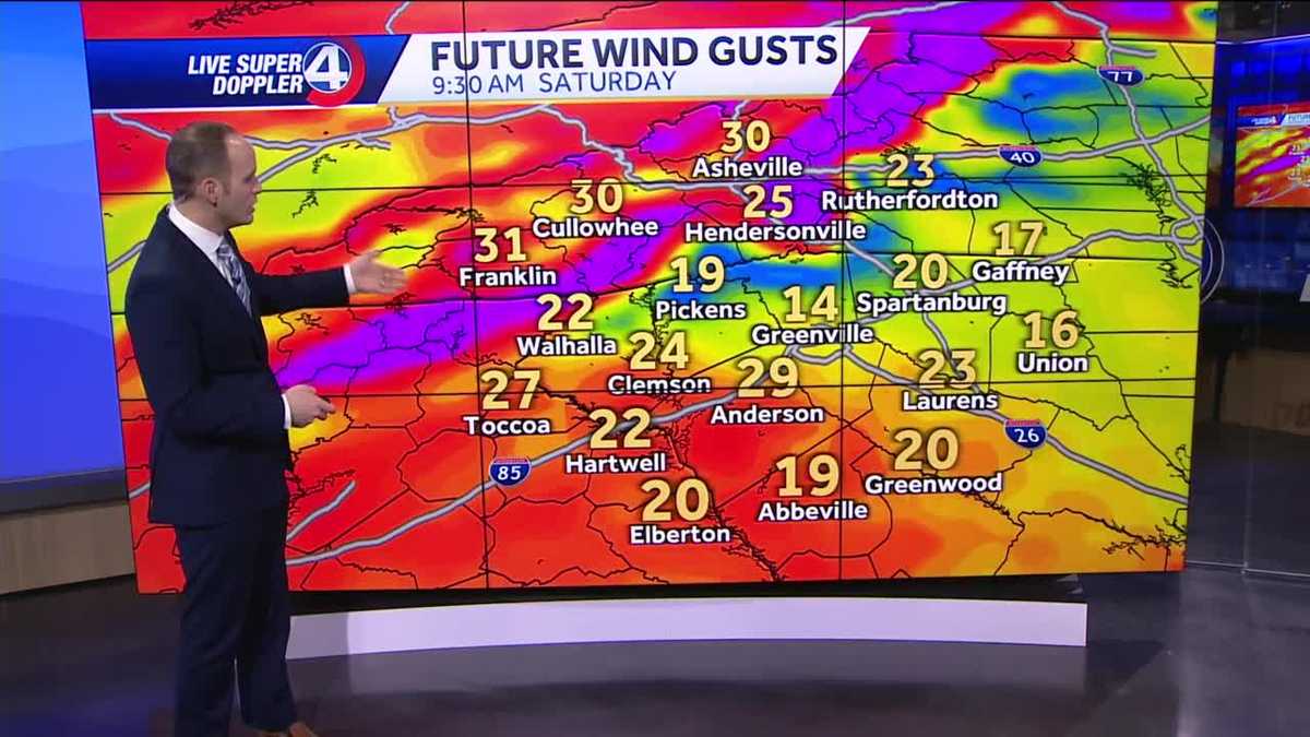 South Carolina: Damaging winds, dropping temps begin deep freeze