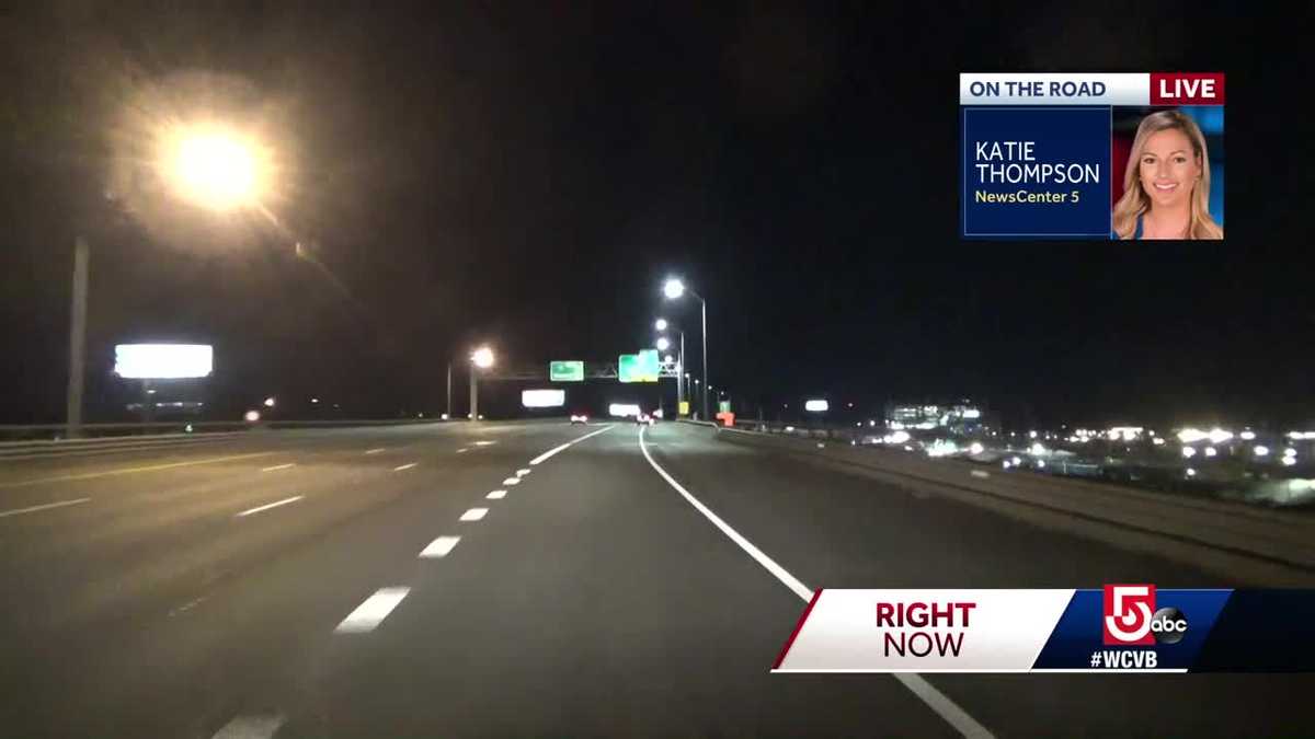 Closures in place on Tobin Bridge