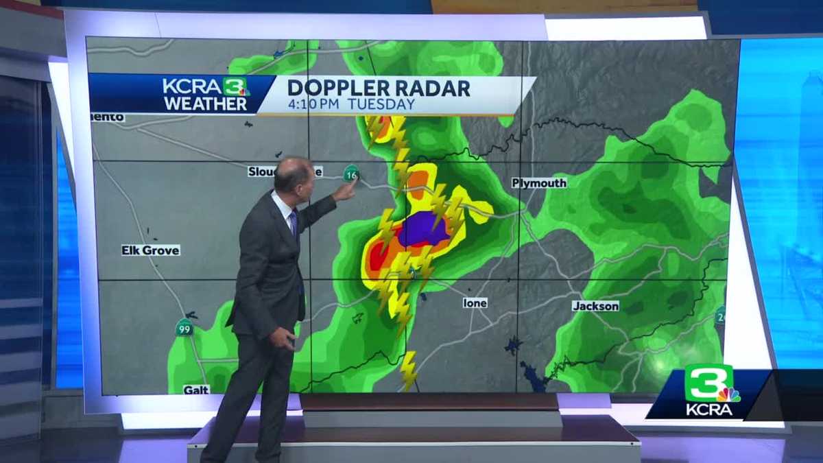 Sacramento area weather: Valley showers, thunderstorms, slushy Sierra snow