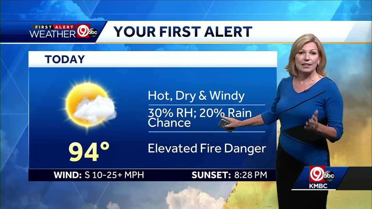 First Alert: Hot, windy for your Saturday
