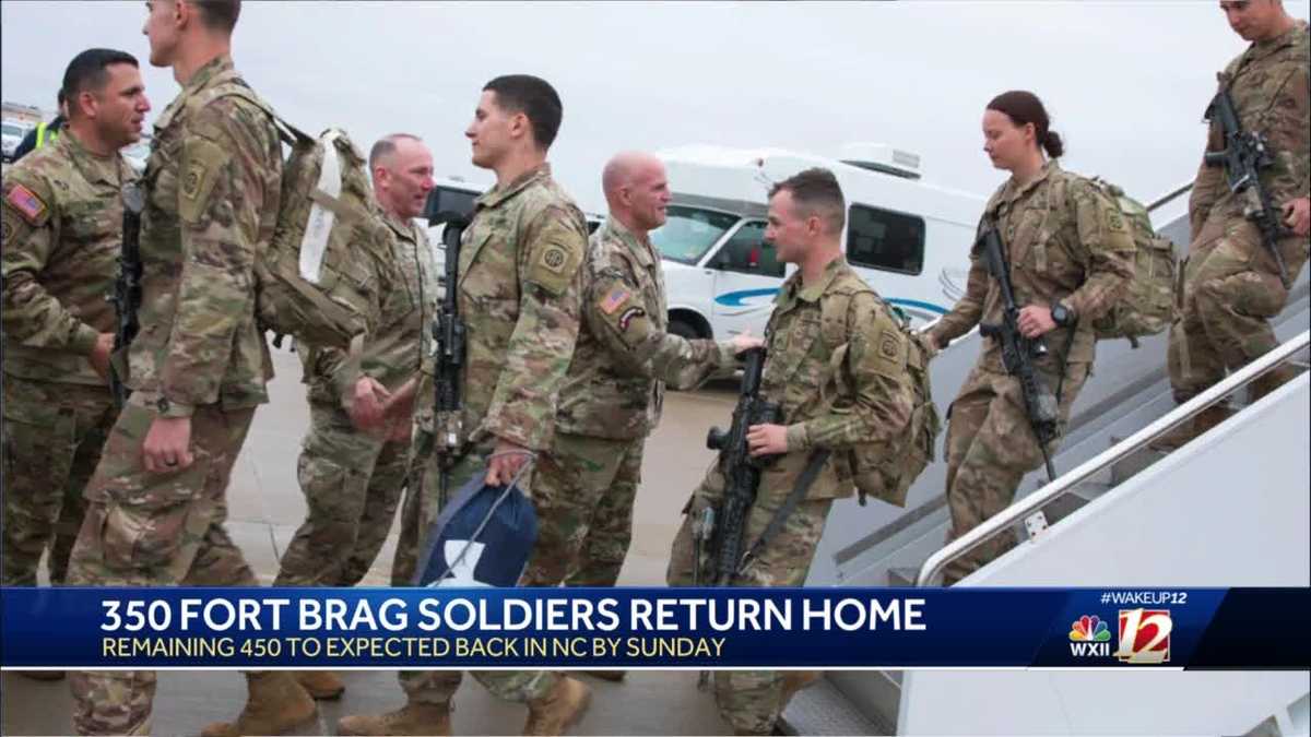 Hundreds of Fort Bragg soldiers return home after nearly two months in ...