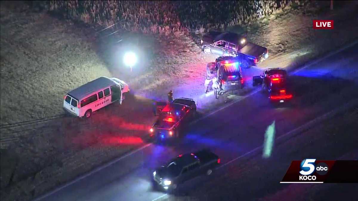 Sky 5 captures multi-county chase coming to an end in Garber