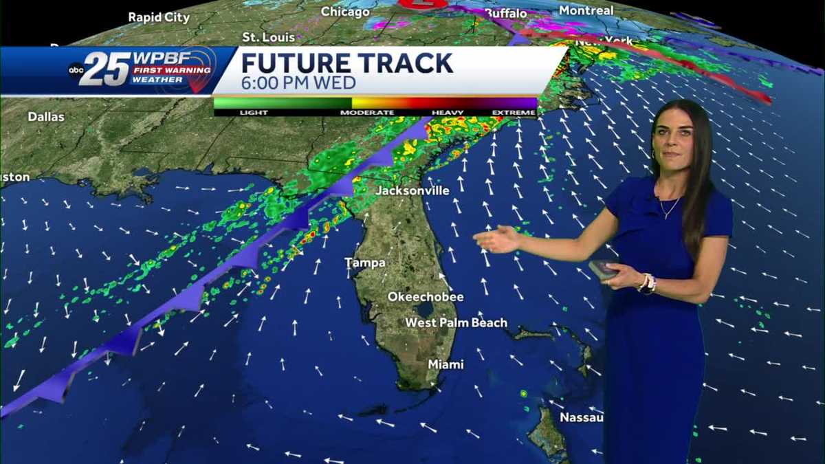 Series of cold fronts this week