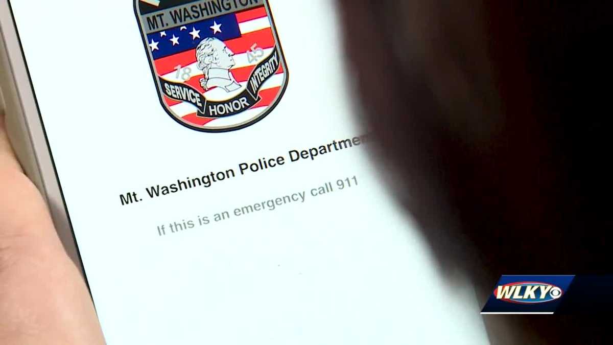 Mt. Washington PD launches app allowing residents to report crime
