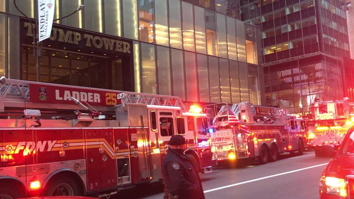 Video shows FDNY responding to fire at Trump Tower in NYC