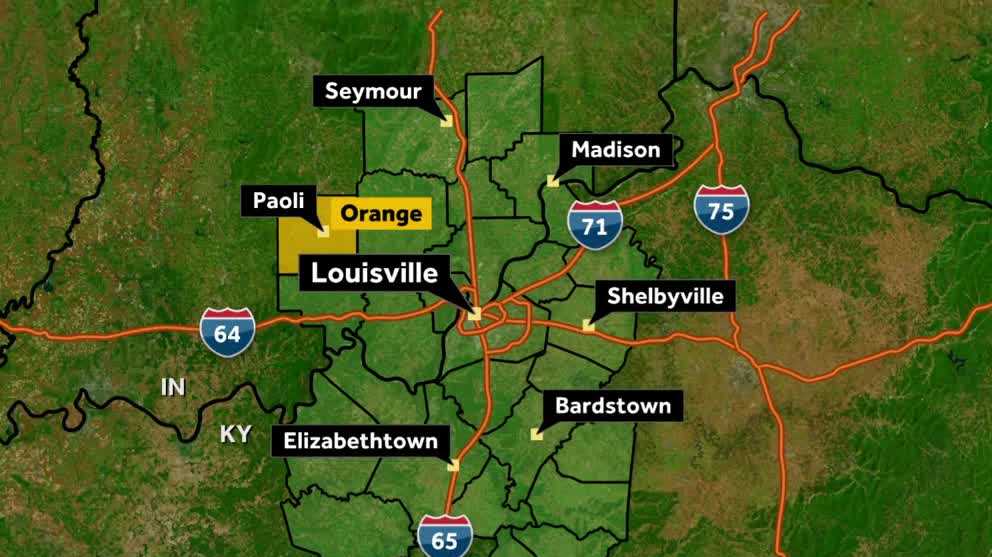 EF-1 tornado confirmed in Orange County, Indiana during Saturday storms