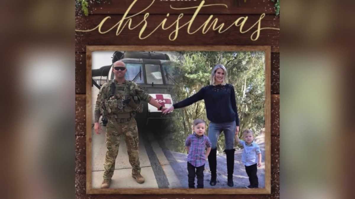 Woman creatively includes her deployed husband in their family ...