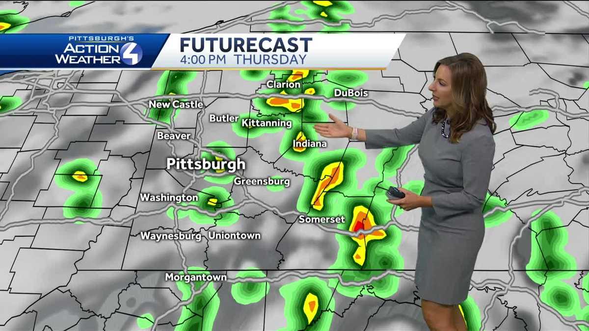 Impact Day; Scattered rain and thunderstorms this afternoon