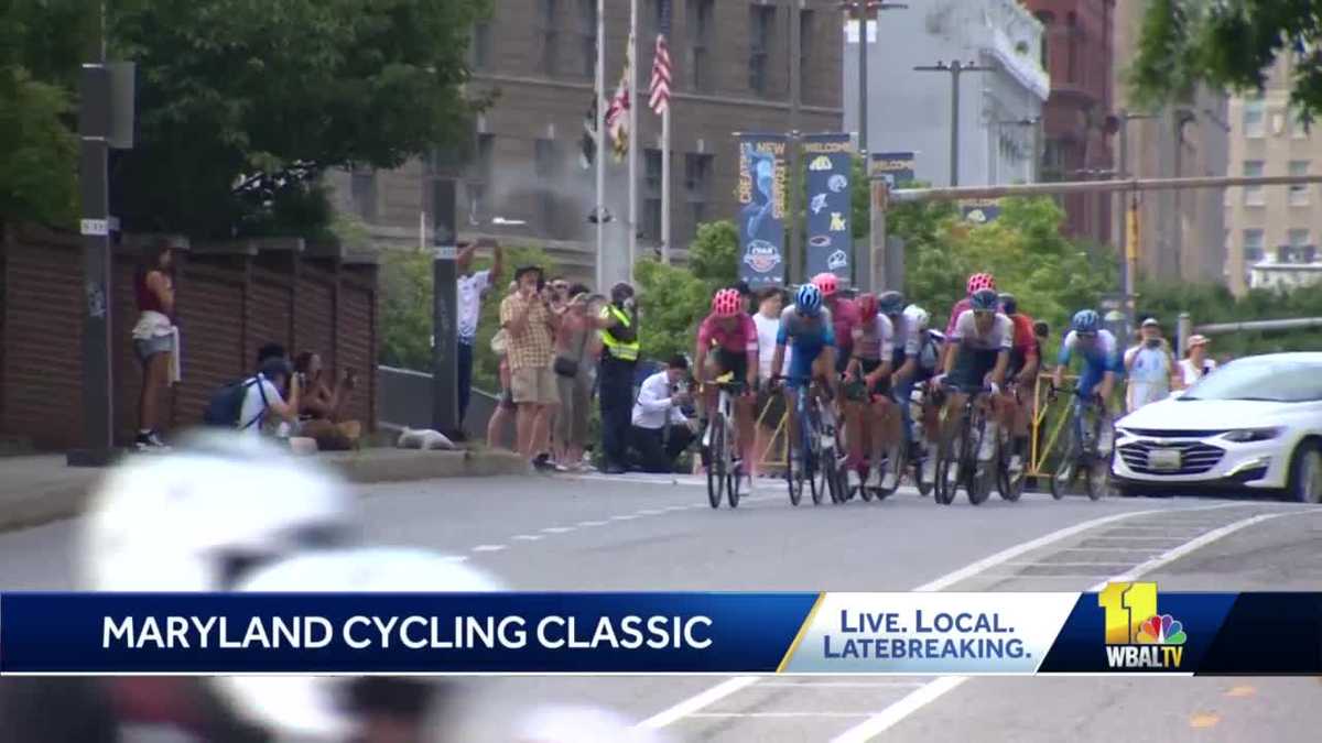 Professional cyclists compete in Maryland Cycling Classic