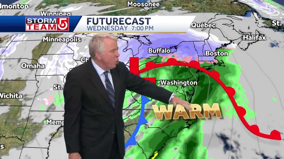 Video: Snow arrives after noon; Here's the timeline