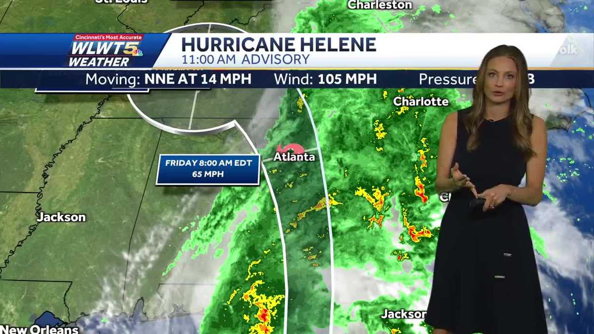 Tracking Helene's impacts on Cincinnati