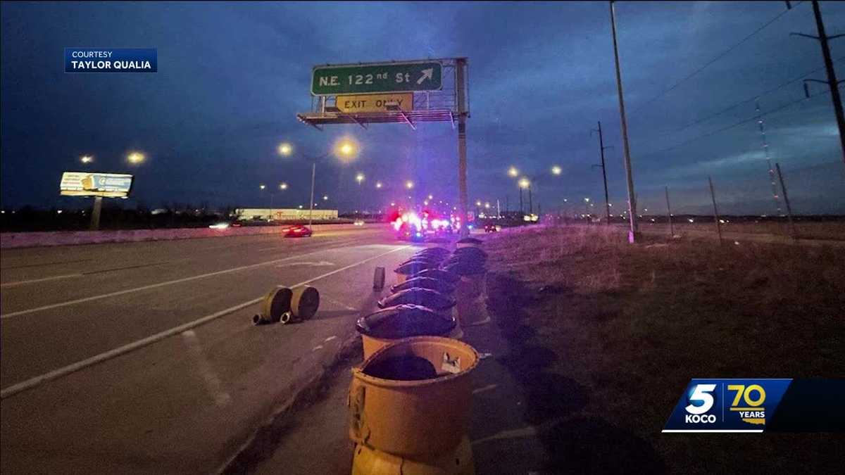 Drivers seek answers after fire engine loses hose on OKC highway