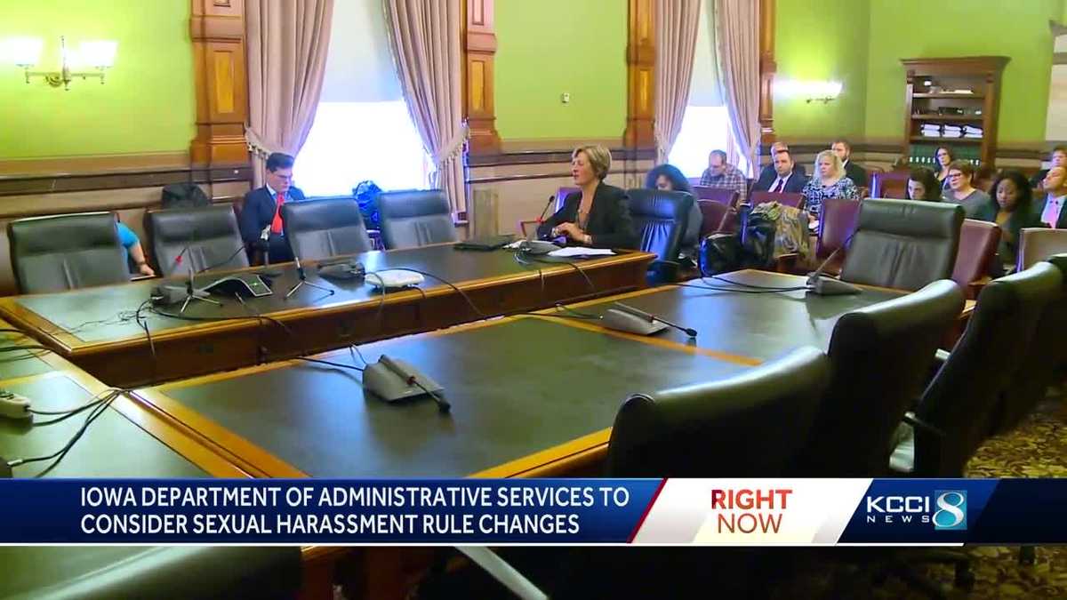Iowa DAS to discuss sexual harassment policy changes