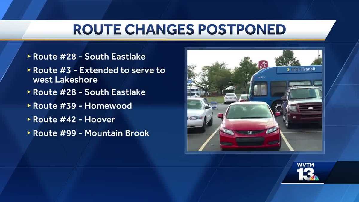 BJCTA postpones route changes until December