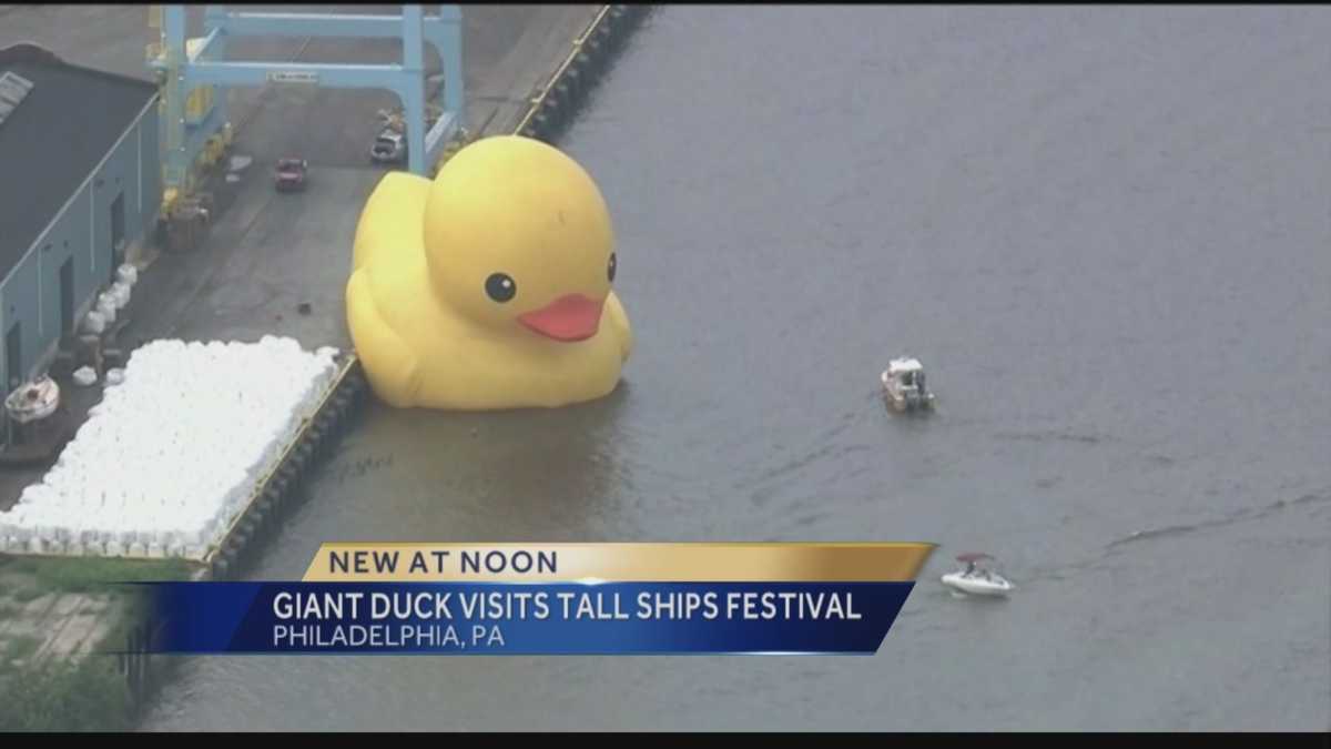 The giant duck floats back into Pennsylvania