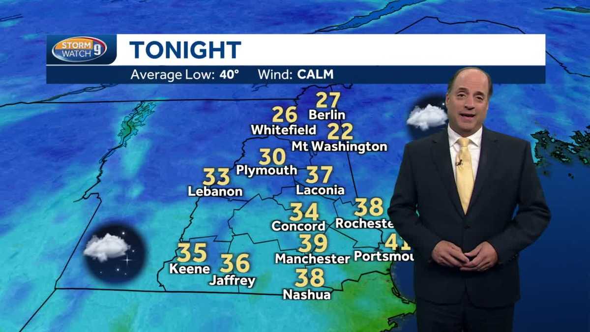 Update: Chilly weather overnight
