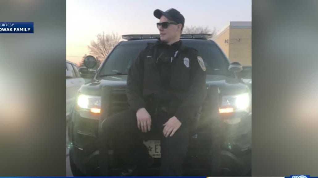 Community vigil for police Officer Peter Jerving