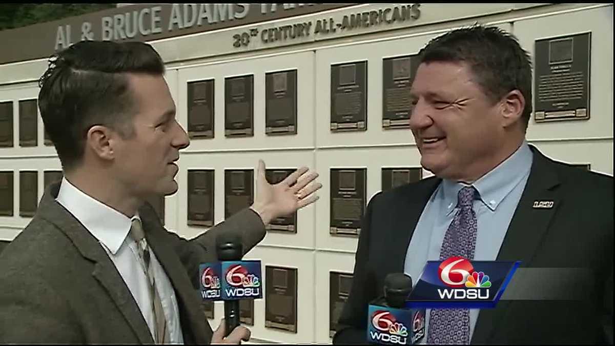 ICYMI: Fletcher Mackel goes one-on-one with new LSU head football coach ...
