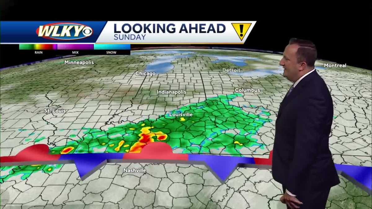 Nice on Saturday, showers return Sunday