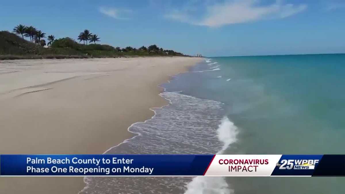 Governor announces Palm Beach County can begin reopening Monday