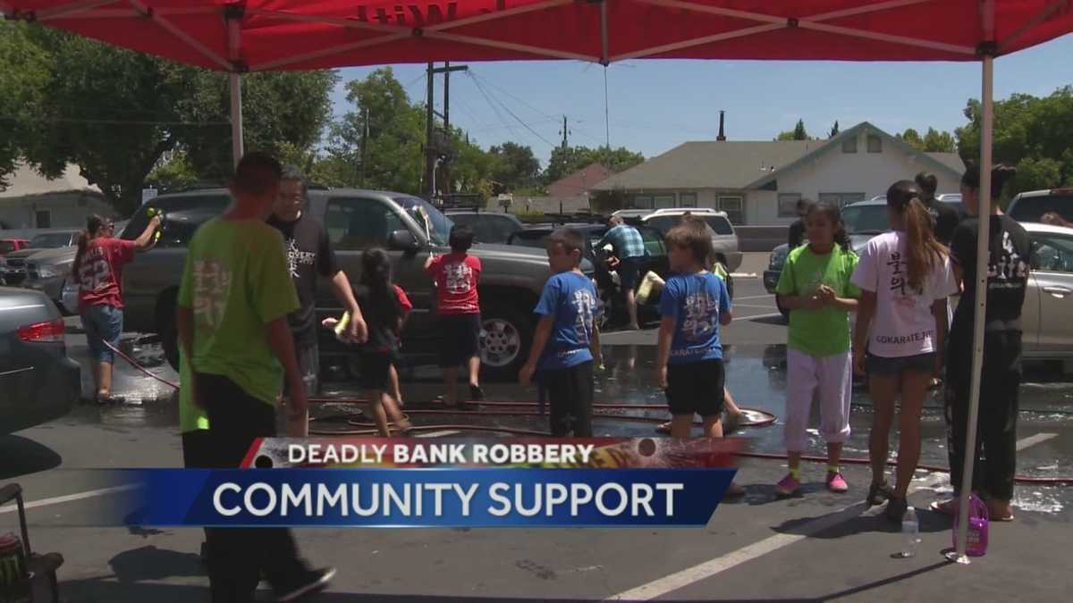 Car wash held for family of Stockton woman killed in bank robbery