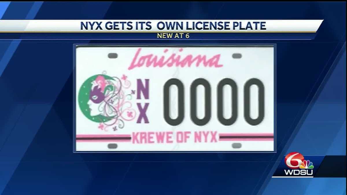 Krewe of Nyx gets its own Louisiana license plate