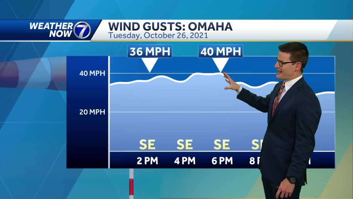Windy Tuesday, more rain coming Wednesday
