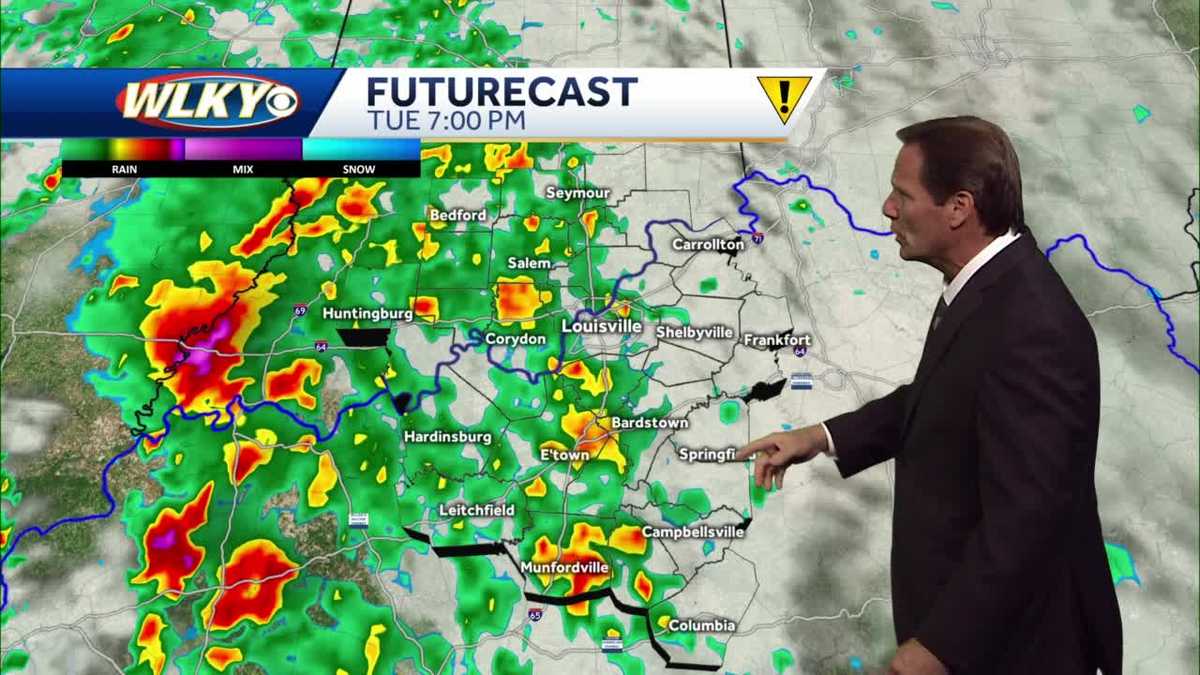 Rain chances going up later Tuesday and Tuesday night