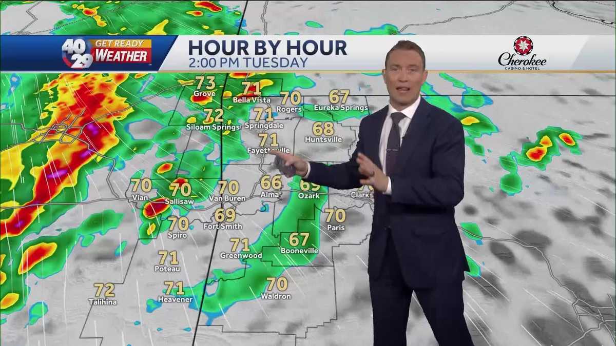 Rain, strong storms, flash flooding possible tomorrow night
