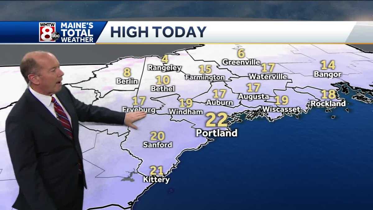 Another day of cold sunshine on Wednesday