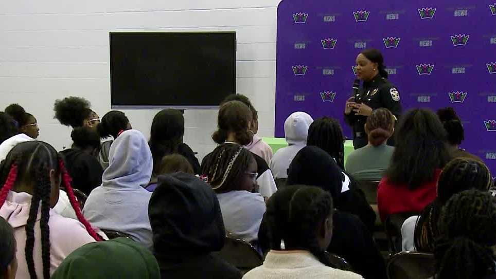 LMPD Chief visits students at Grace James Academy