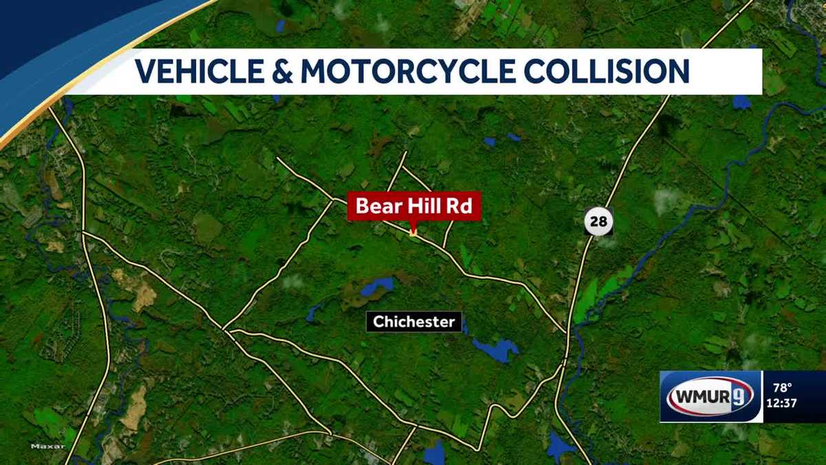 Chichester, New Hampshire motorcycle crash: 1 killed