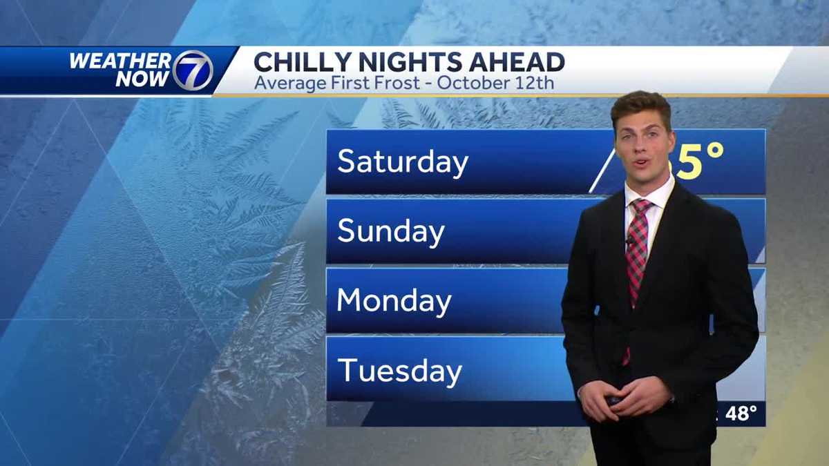 Very chilly start tomorrow morning: Friday, October 6th