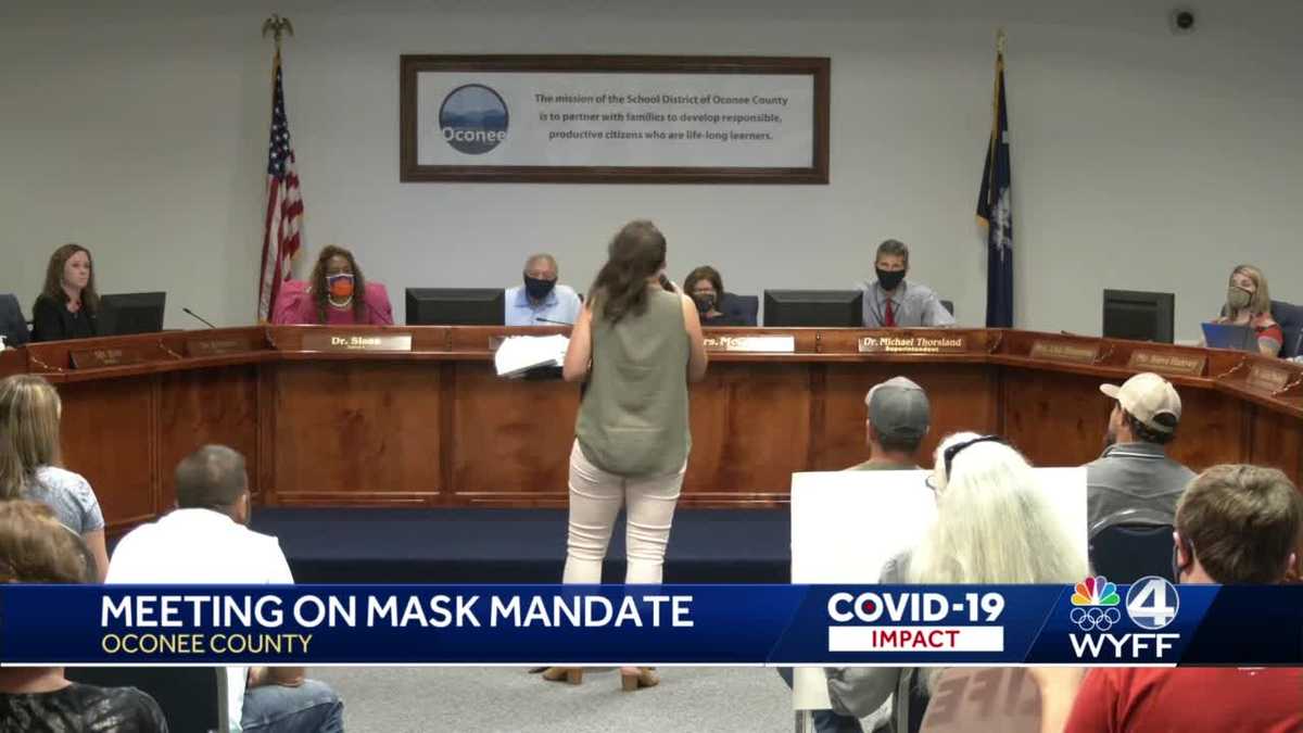 Oconee County School District discusses possible mask mandate