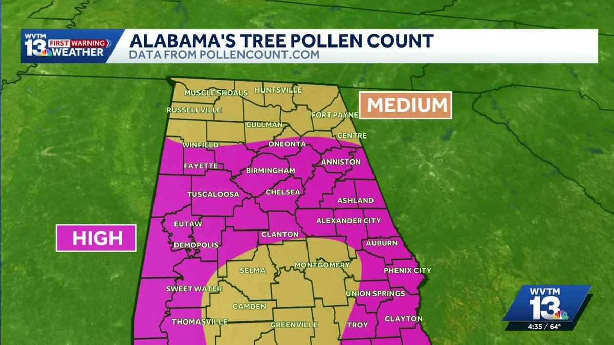 Alabama residents brace for high pollen season